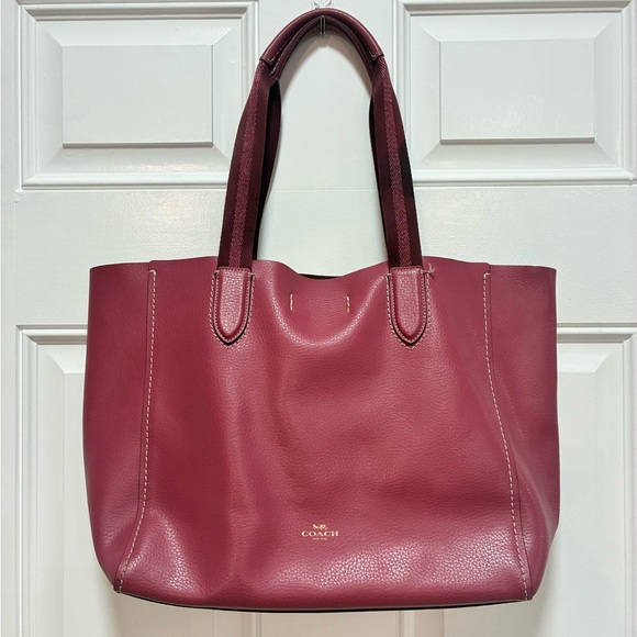 Coach | Bags | Coach Rose Leather Tote Bag | Poshmark